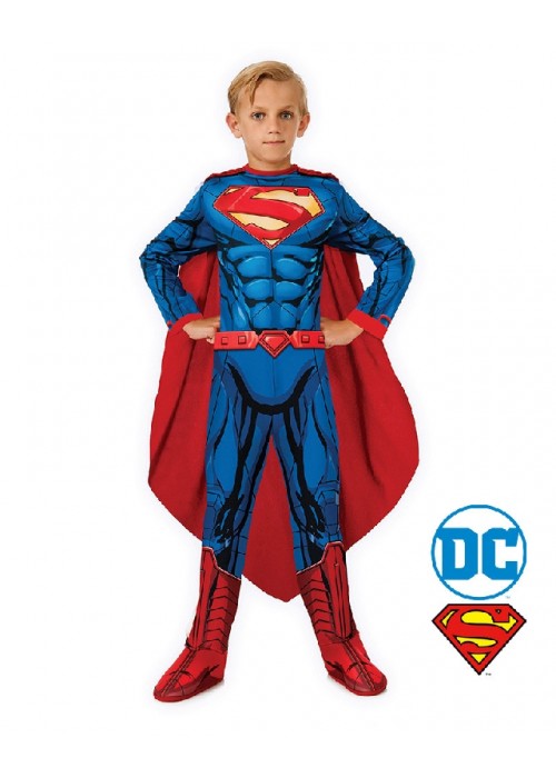 Superman Classic Boy Child Costume | Traditional Hero Design