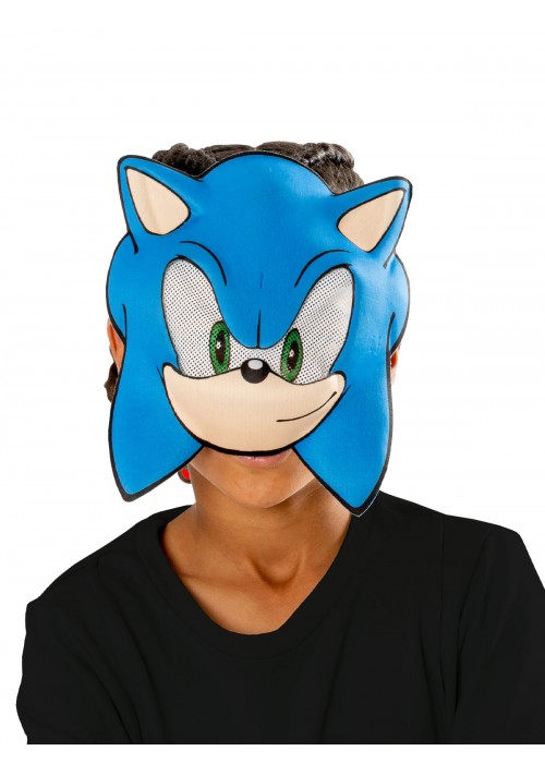 Sonic The Hedgehog Child 1/2 Mask | Character Face Accessory
