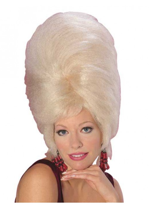 Beehive Blonde Adult Wig 1960s Accessory for Parties