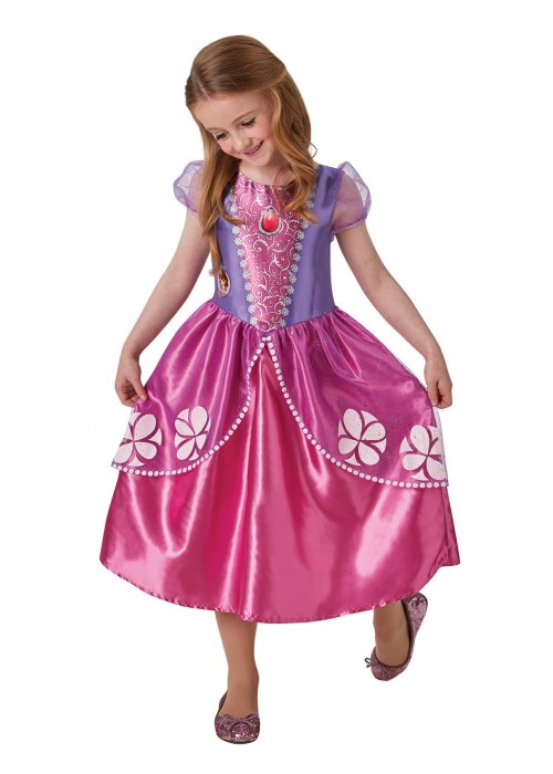 Sofia Disney Princess Classic Pink Child Dress | Royal Fairytale Look