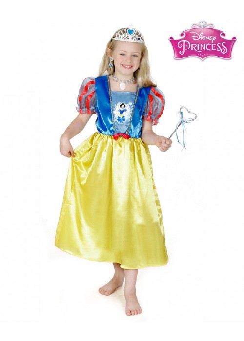 Snow White Glitter Girl Classic Costume | Sparkly Fairytale Look