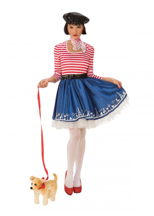 Mademoiselle French Lady Adult Costume Parisian Look