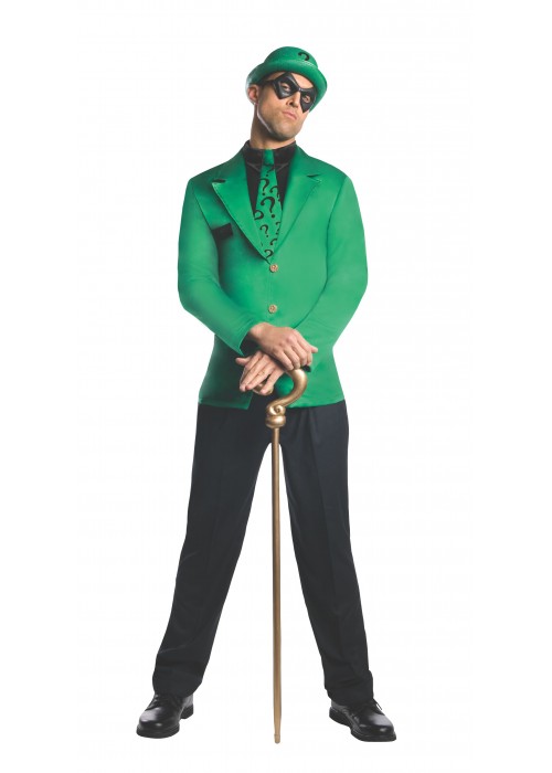 The Riddler Deluxe Adult Costume | Premium DC Villain Look