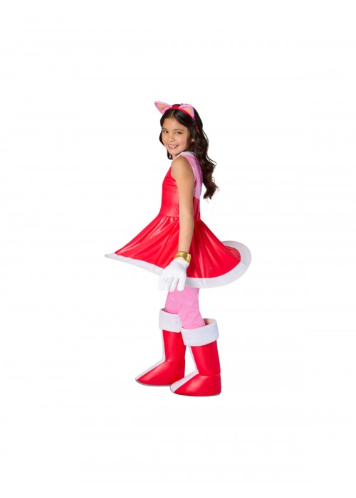Sonic The Hedgehog - Amy Rose Deluxe Child Costume | Costume City