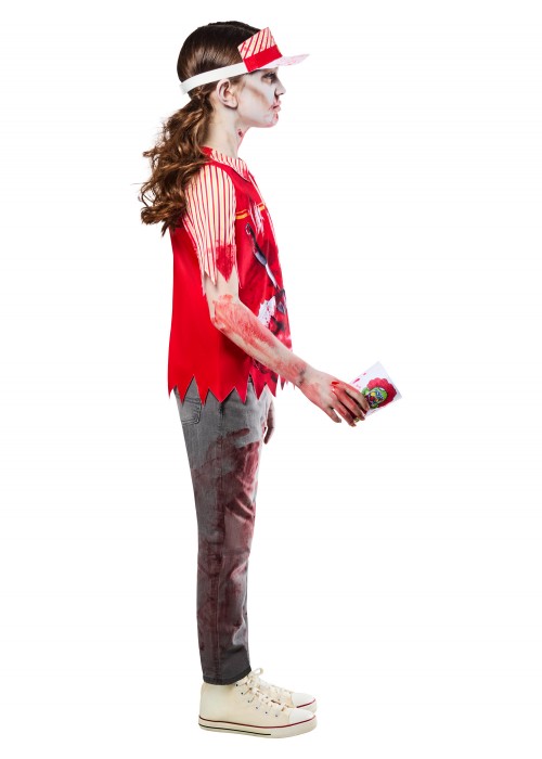 Zombie Burger Worker Child Costume | Costume City