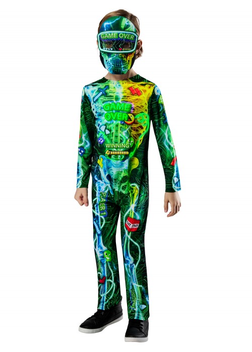 Gamer Skeleton Child Costume | Costume City