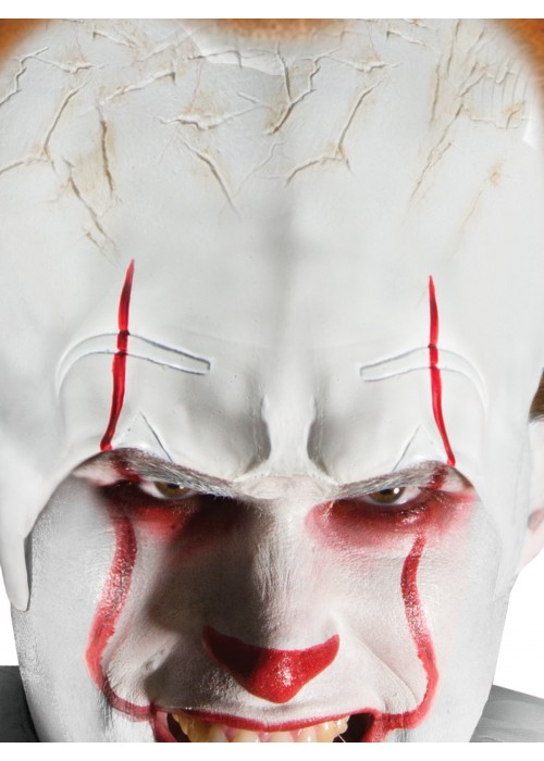Pennywise IT Wig and Attached Adult Headpiece Accessory