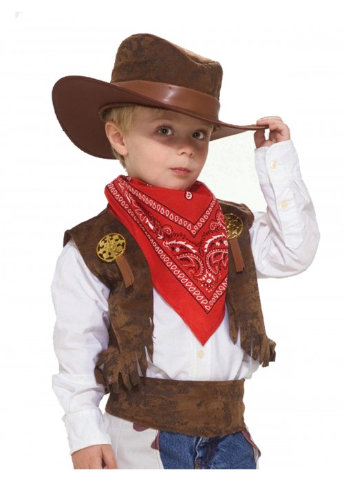 Cowboy Child Costume Western Style for Dress-Up Play
