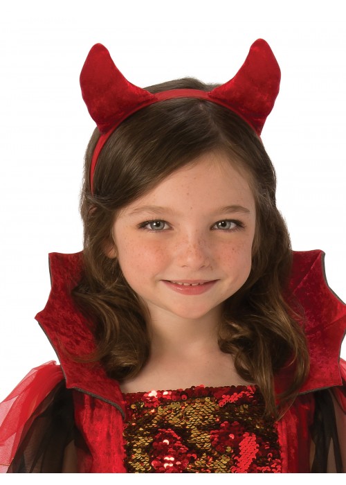 Colour Magic Devil Girl Child Costume